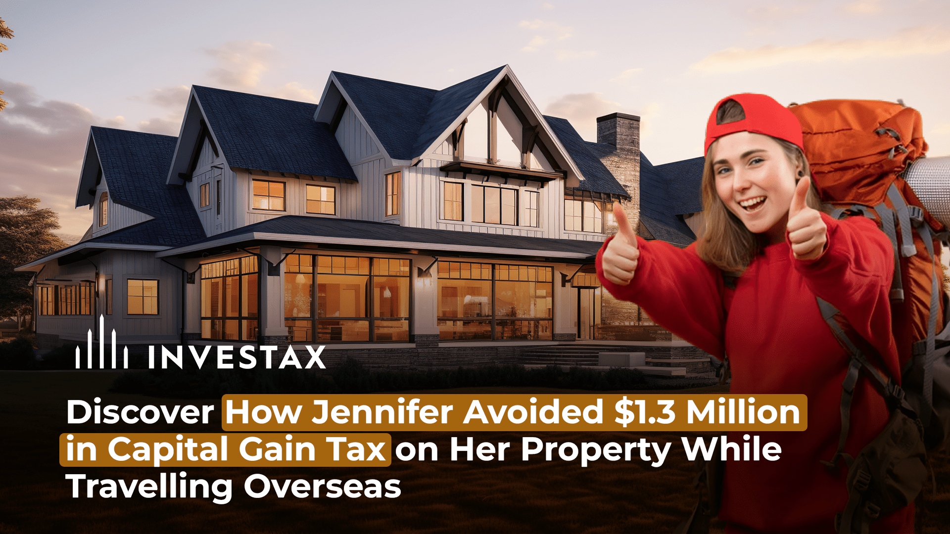Jennifer's Tax Triumph: Avoiding $1.3M CGT While Abroad